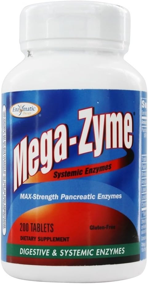 Amazon.com: Enzymatic Therapy Mega-zyme, 200 Tablets (2 Pack) : Health ...