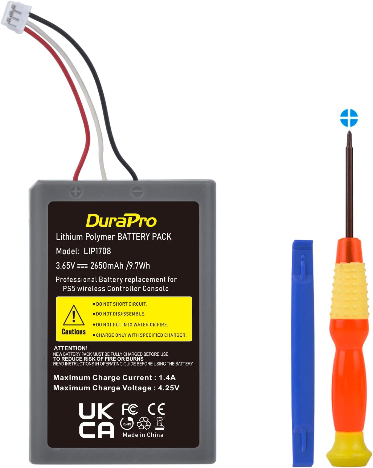 DuraPro LIP1078 Battery for Sony PS5 Playstation 5 DualSense Wireless ...