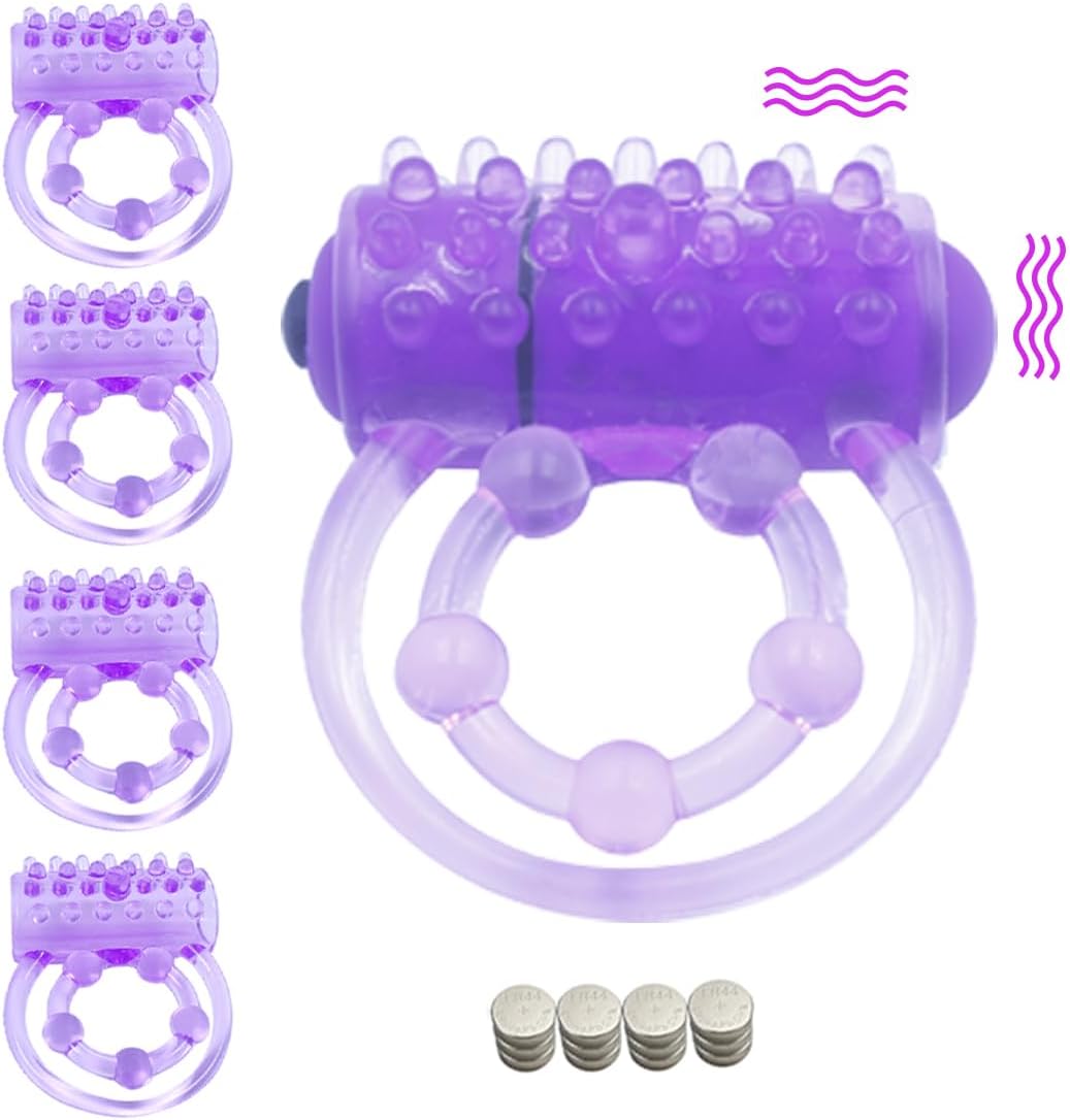 Amazon.com: Vibrating Cock Rings with Bullet Vibrator,Atukiree Clitoris Stimulator with 7 ...