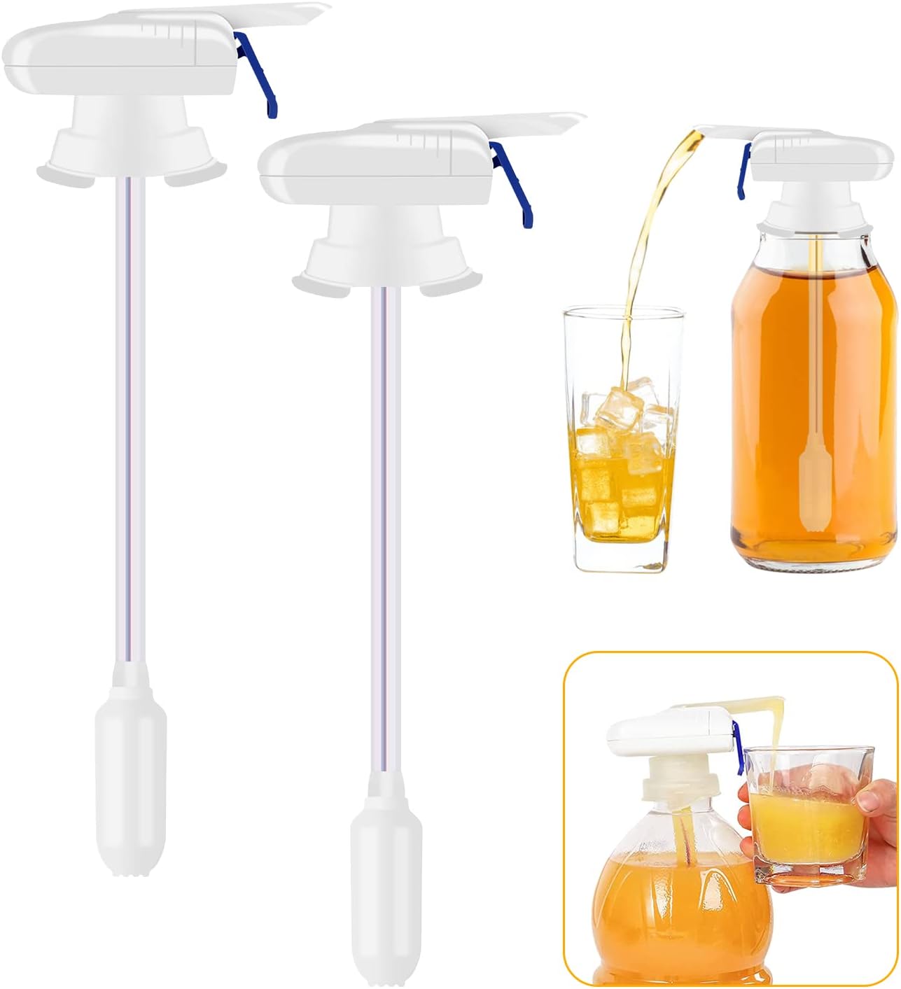 Amazon.com | 2 Pack Beverage Dispenser, Automatic Drink Dispenser for ...