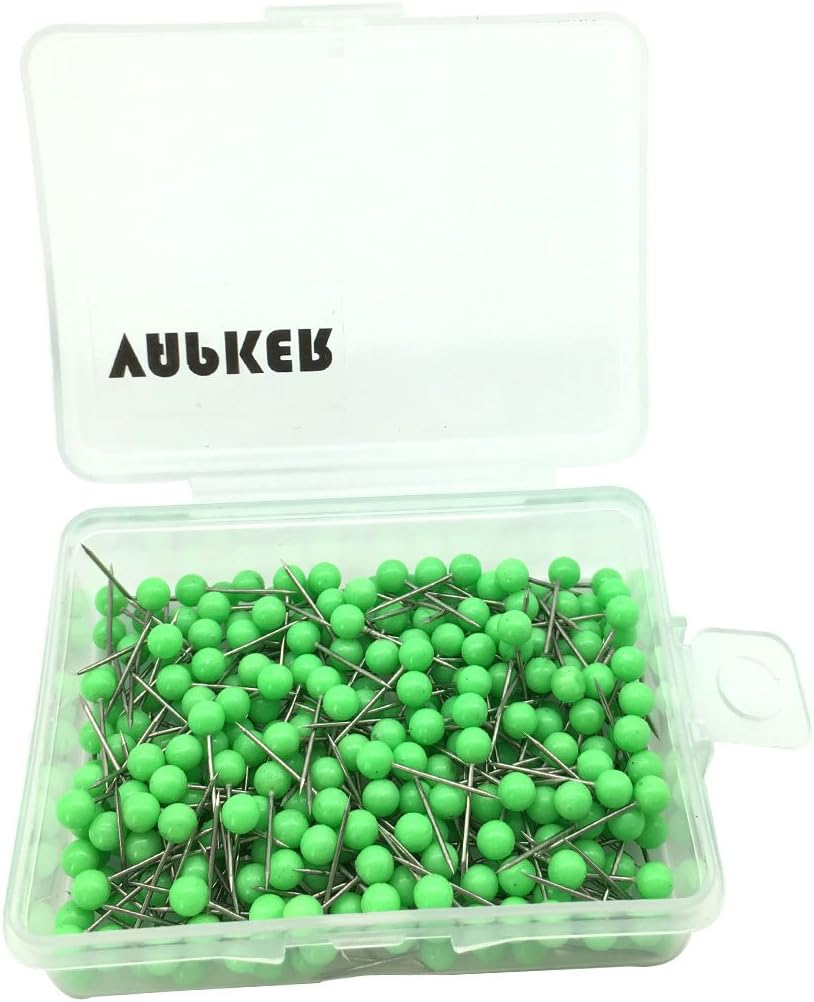 Amazon.com: AnMiao Star 1/8 Inch Map Tacks, Push Pins Plastic Round ...