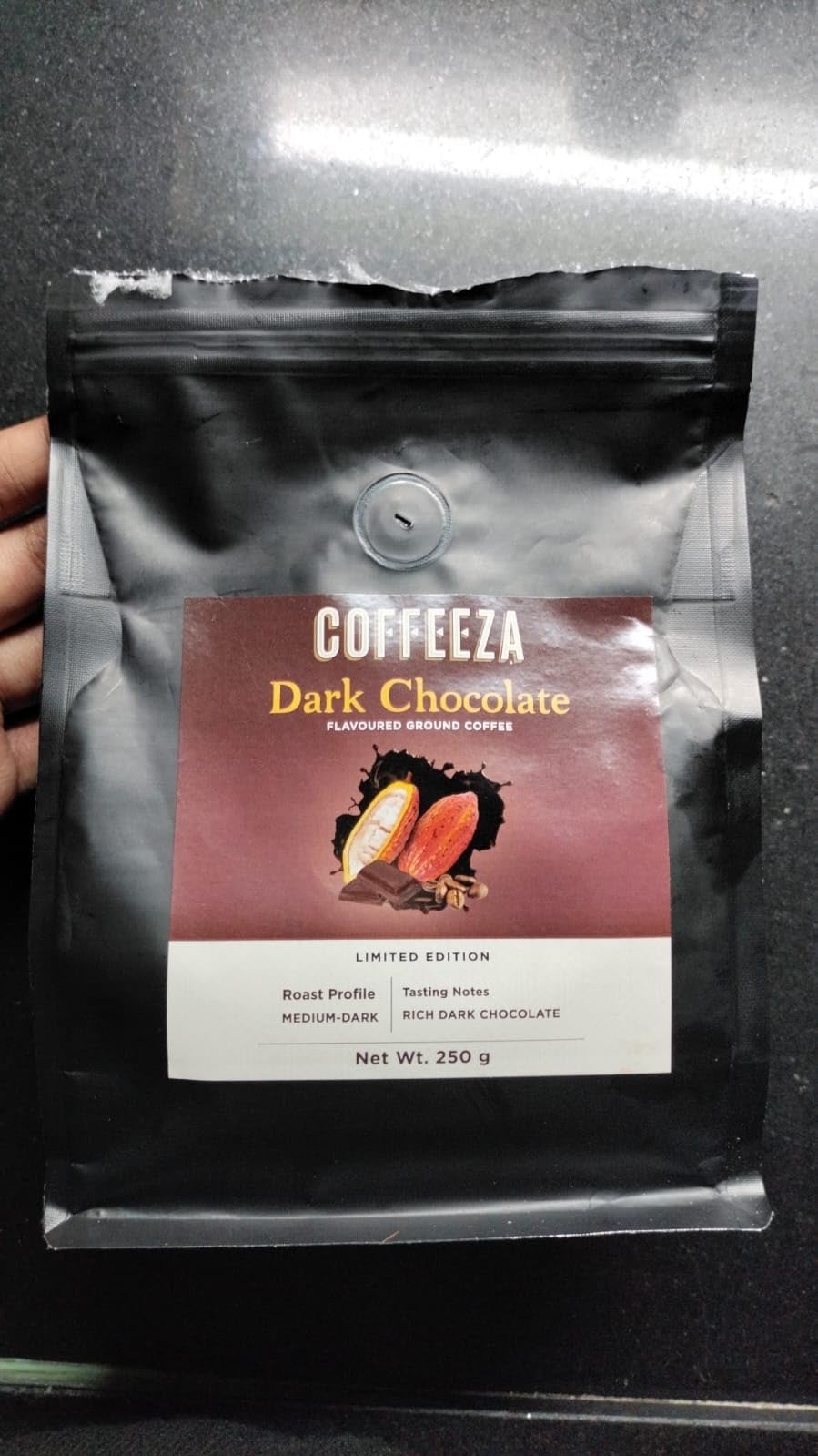 Coffeeza Belgian Chocolate Flavoured Ground Coffee Powder | Fine Grind ...