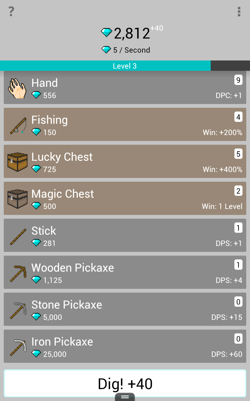 Diamond Clicker (Kindle Tablet Edition) - App on Amazon Appstore