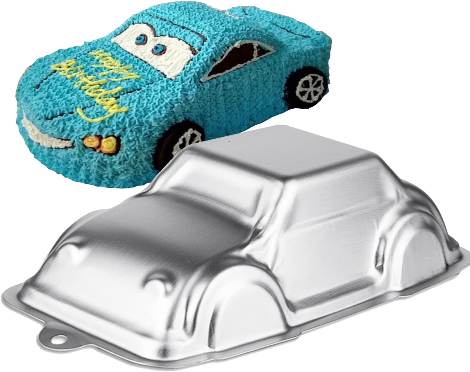 Amazon.com: Car Cake Pan- Kids 3D Birthday Cake Pan Cartoon Baking Mold ...