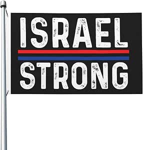 Amazon.com : Israel Flag Israel Strong Flag For Room Teen Double Sided ...