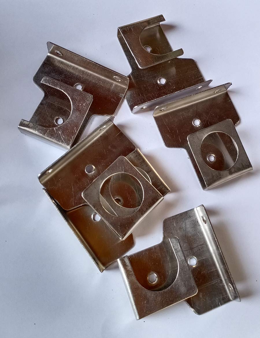 Buy Universal Fittings Curtain Support for Curtain Rod, Ceiling & Wall ...