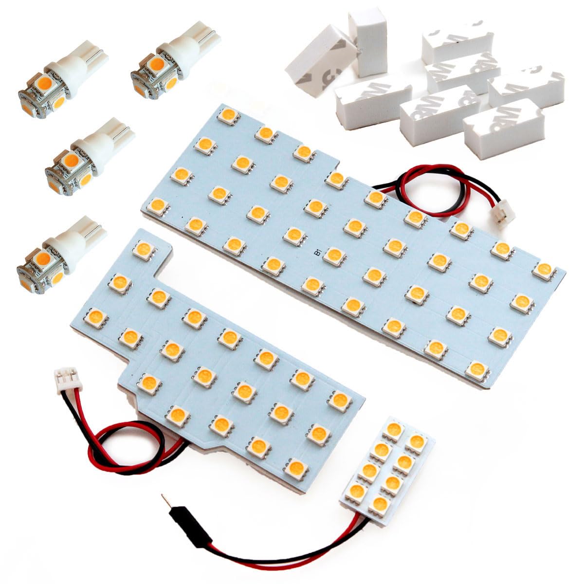 Amazon | 【電球色/3000K】 新型 MK54S スペーシアカスタムターボ LED ルームランプ 7点セット [令和5.11~] 車検対応 専用形状 室内灯 パーツ カスタム ...