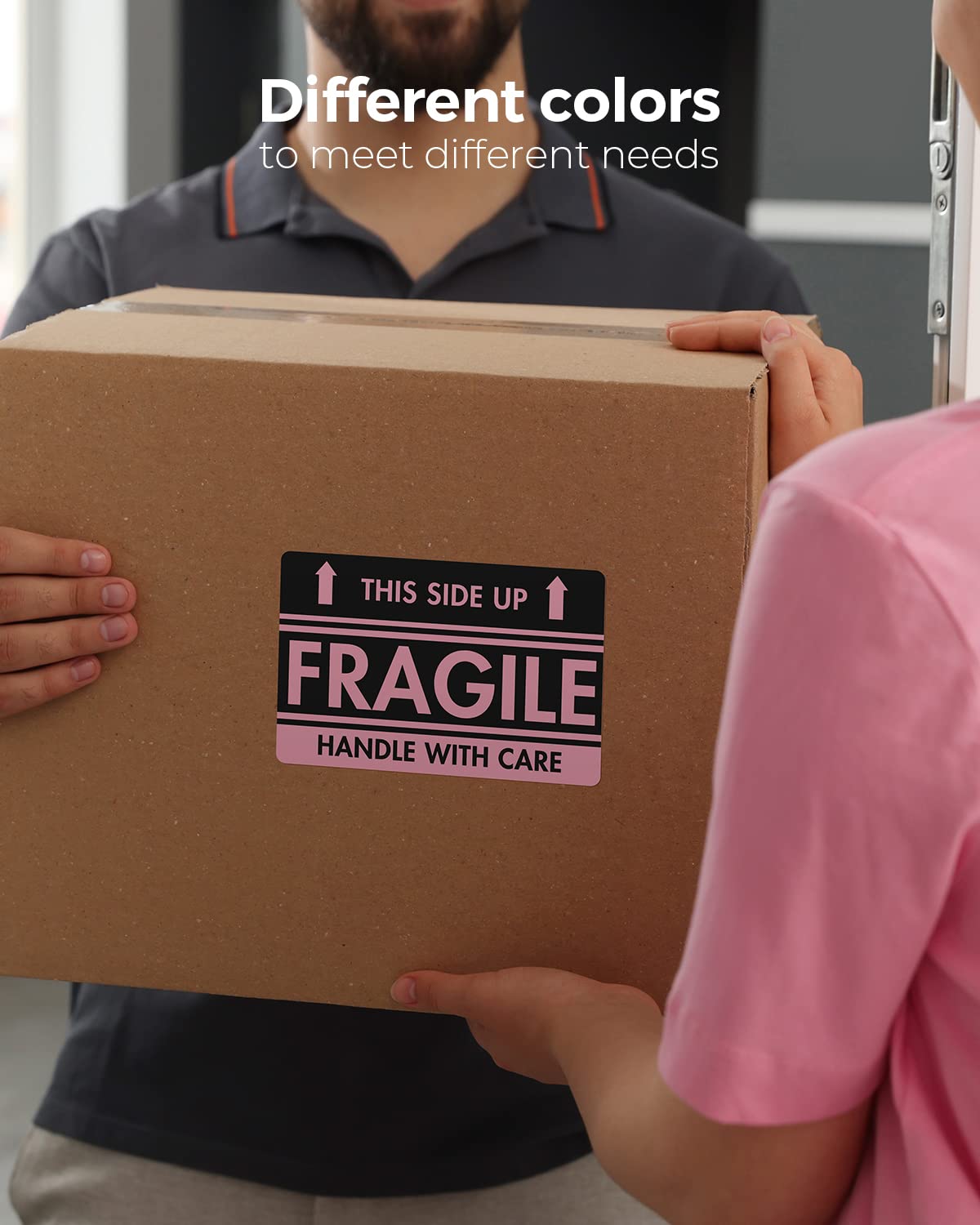 Snapklik.com : Pink 4x6 Inch Direct Thermal Labels, 500 Labels/Stacks ...