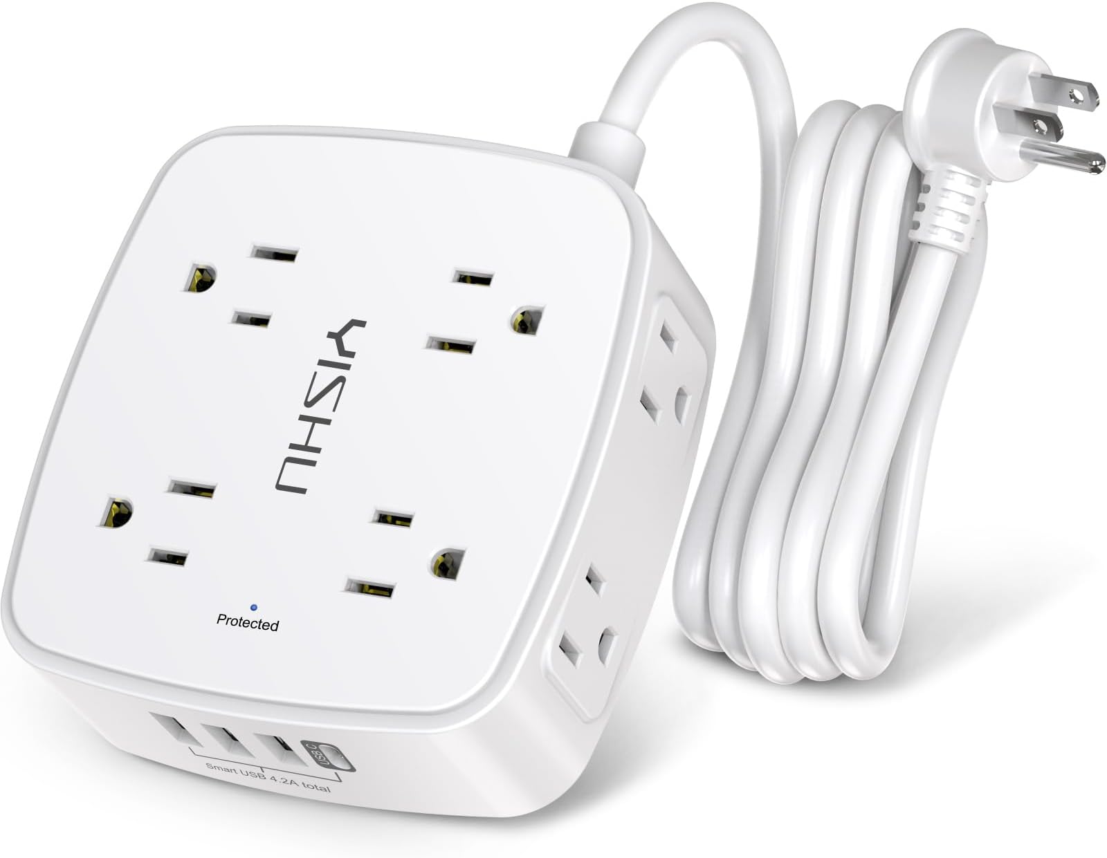 Amazon.com: Surge Protector Power Strip - 9 Widely Spaced Multi Outlets ...