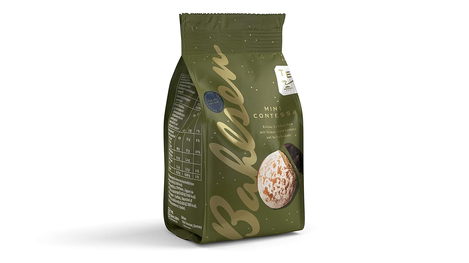 Bahlsen Mini Contessa – 1er Pack – Kleine Lebkuchen auf edelherber ...
