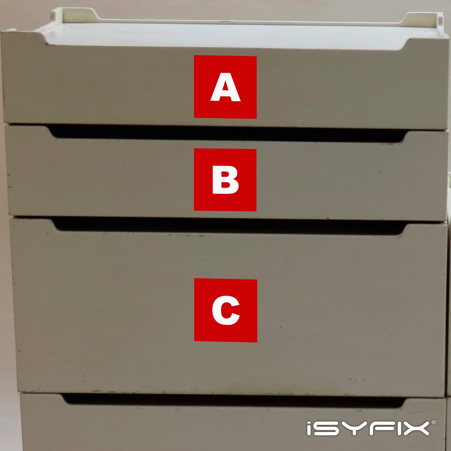 Snapklik.com : Letters Vinyl Stickers - A To Z, 3-inch, 4 Sets - Red ...