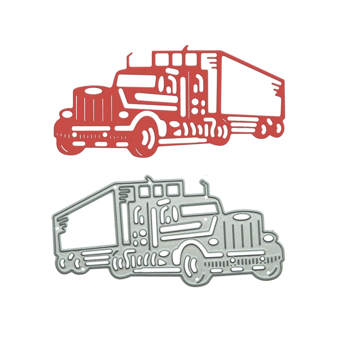 Semi Truck Line Drawing