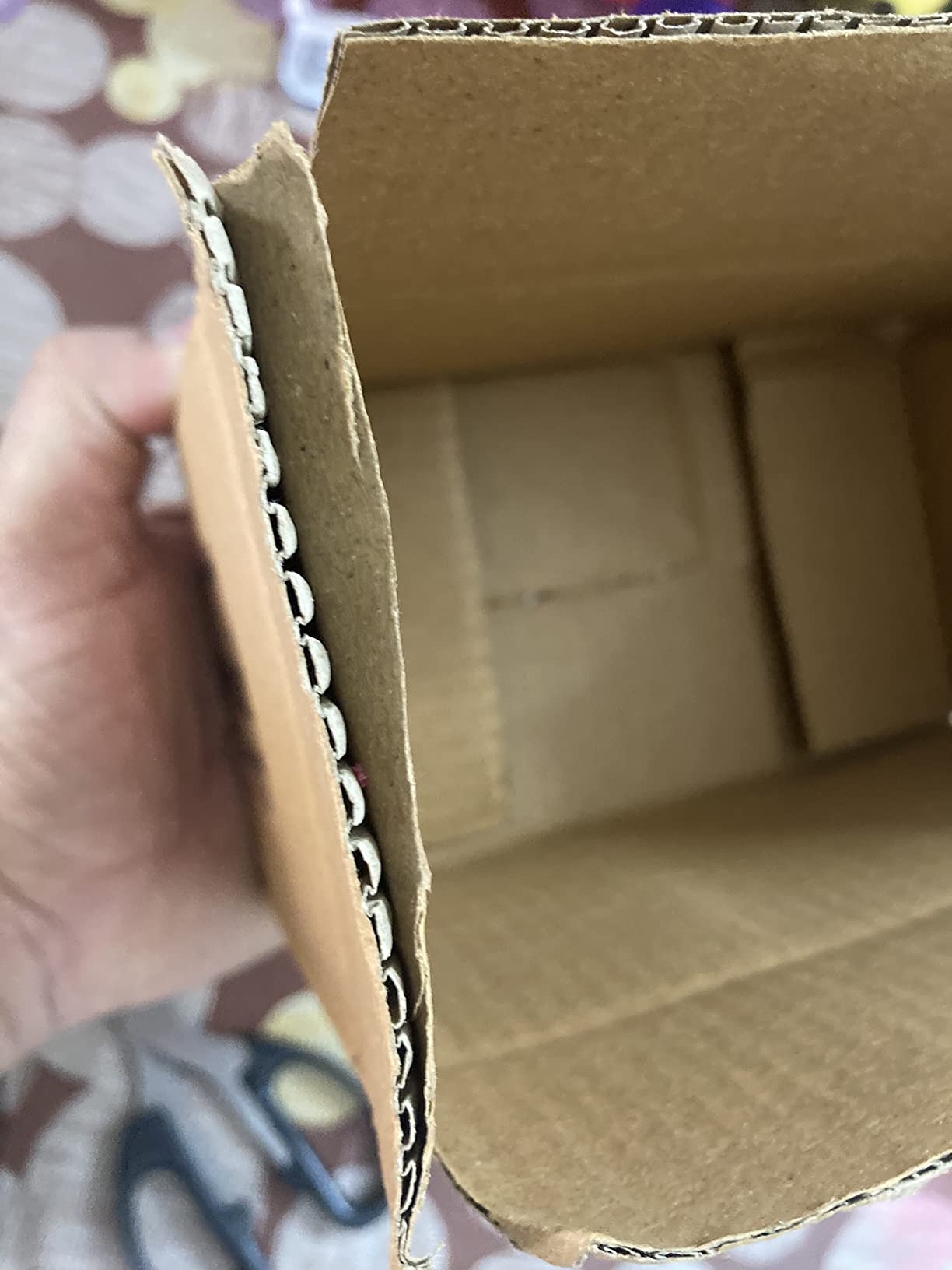 Decospace® Brown High Gsm Corrugated Box Packing box Size: 7x4x3.5 ...