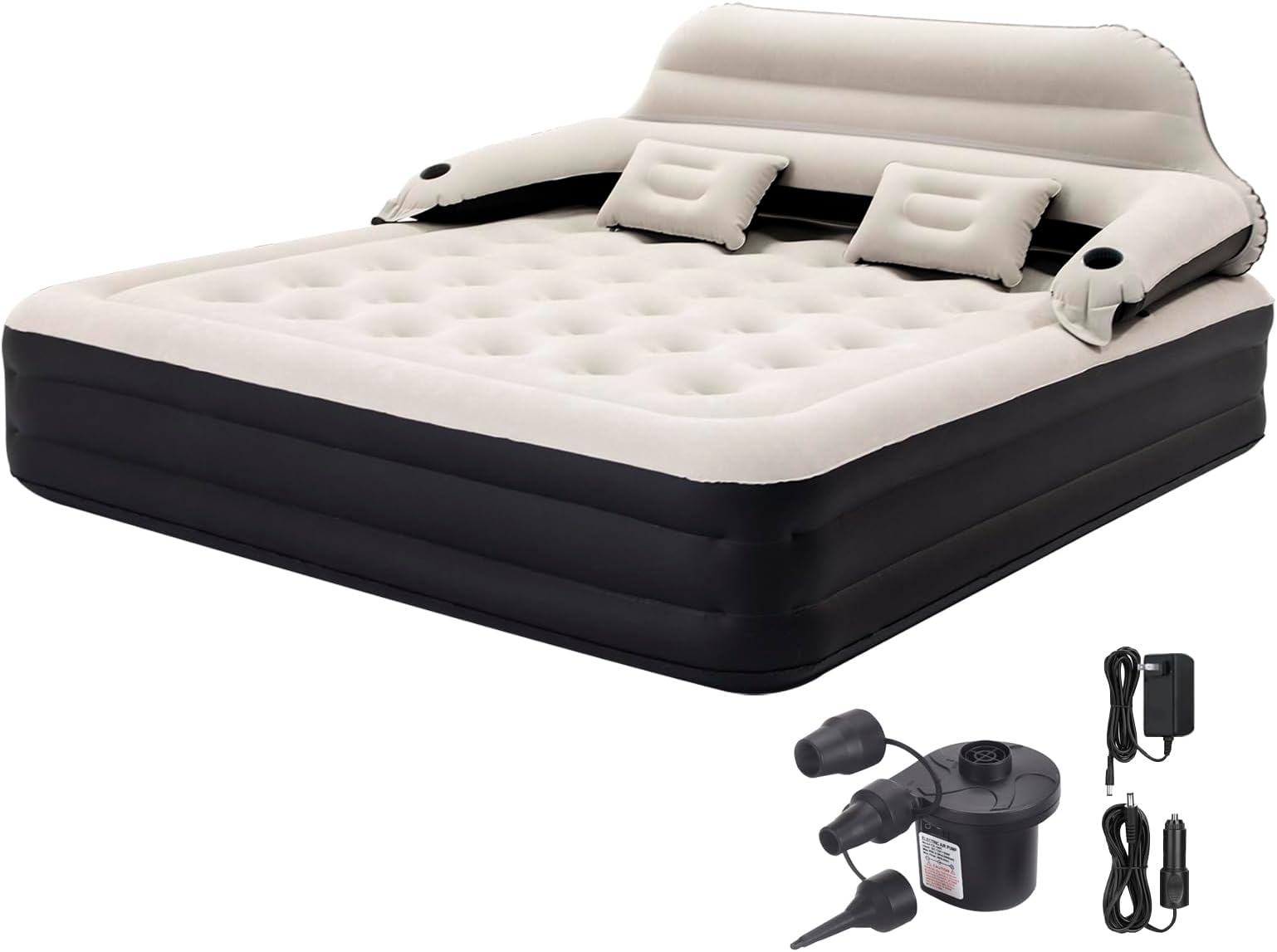 Amazon.com : INTEX 64447ED Dura-Beam Deluxe Ultra Plush Air Mattress ...