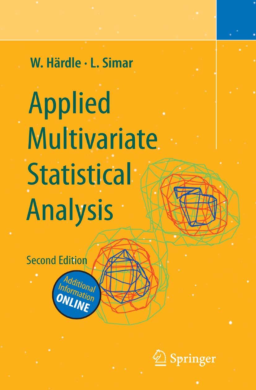 Applied Multivariate Statistical Analysis 2, Härdle, Wolfgang Karl ...