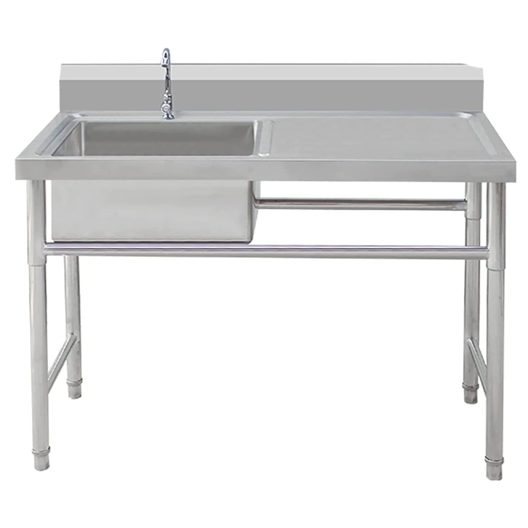 Buy AGGF Commercial Kitchen Sink,Stainless Steel Free Standing Utility ...