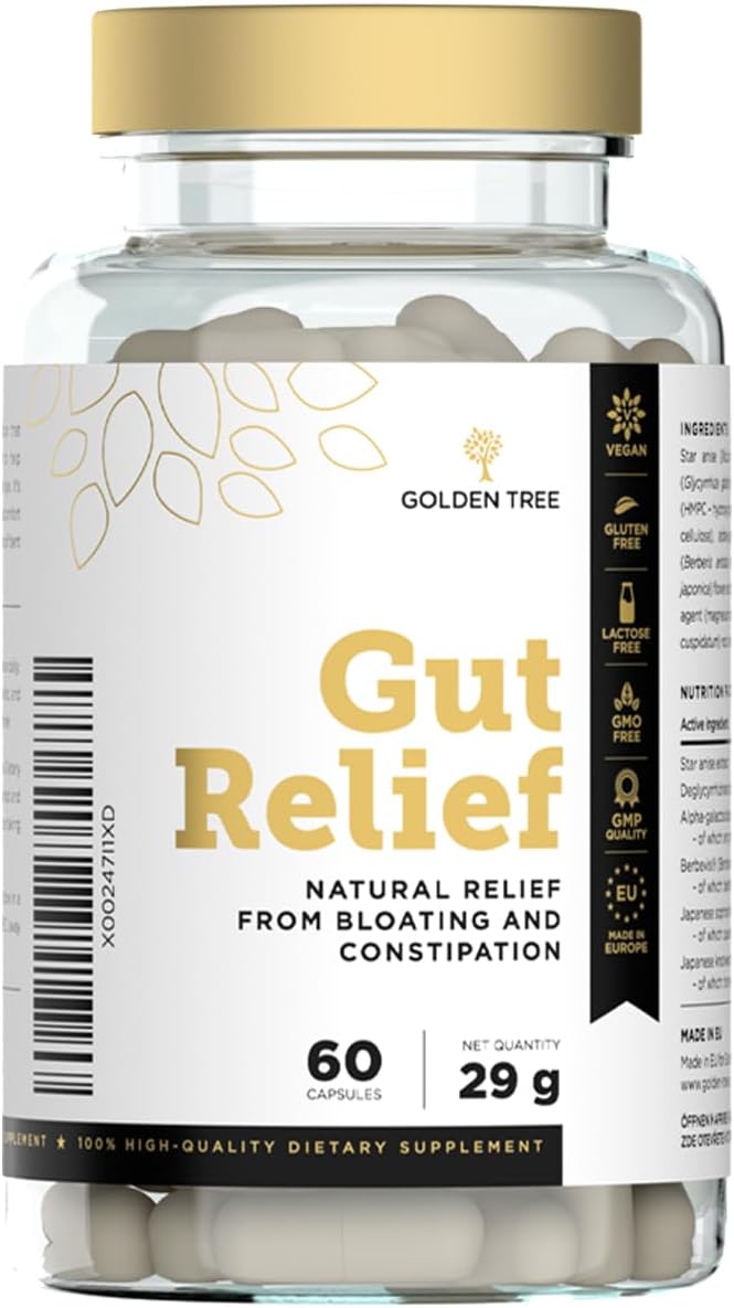 Golden Tree Gut Relief – Herbal Supplement with Chinese Star Anise ...