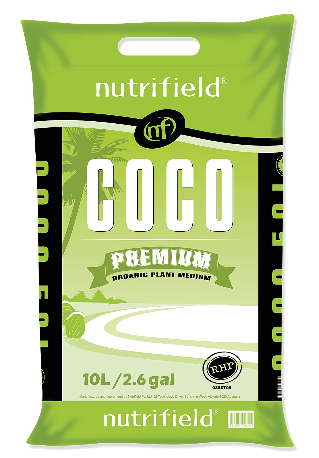 Buy Coco Coir Premium RHP Certified 9 Quarts /10 Liter /2.6 Gallon Pre ...