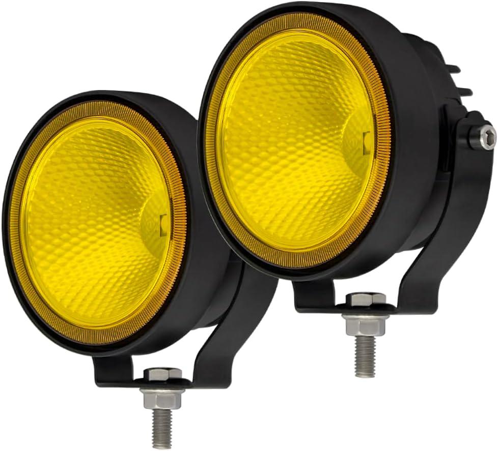 Amazon.com: LED White/Yellow Dual Color Fog Lights Driving Lights Bar 2Pcs 6Inch 30W Driving ...