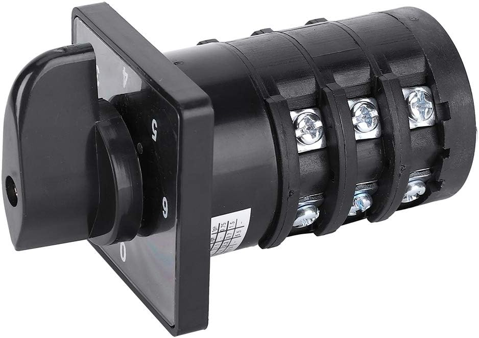 500V 20A 7-Position Changeover Switch,Rotary Switch,12 Terminals ...