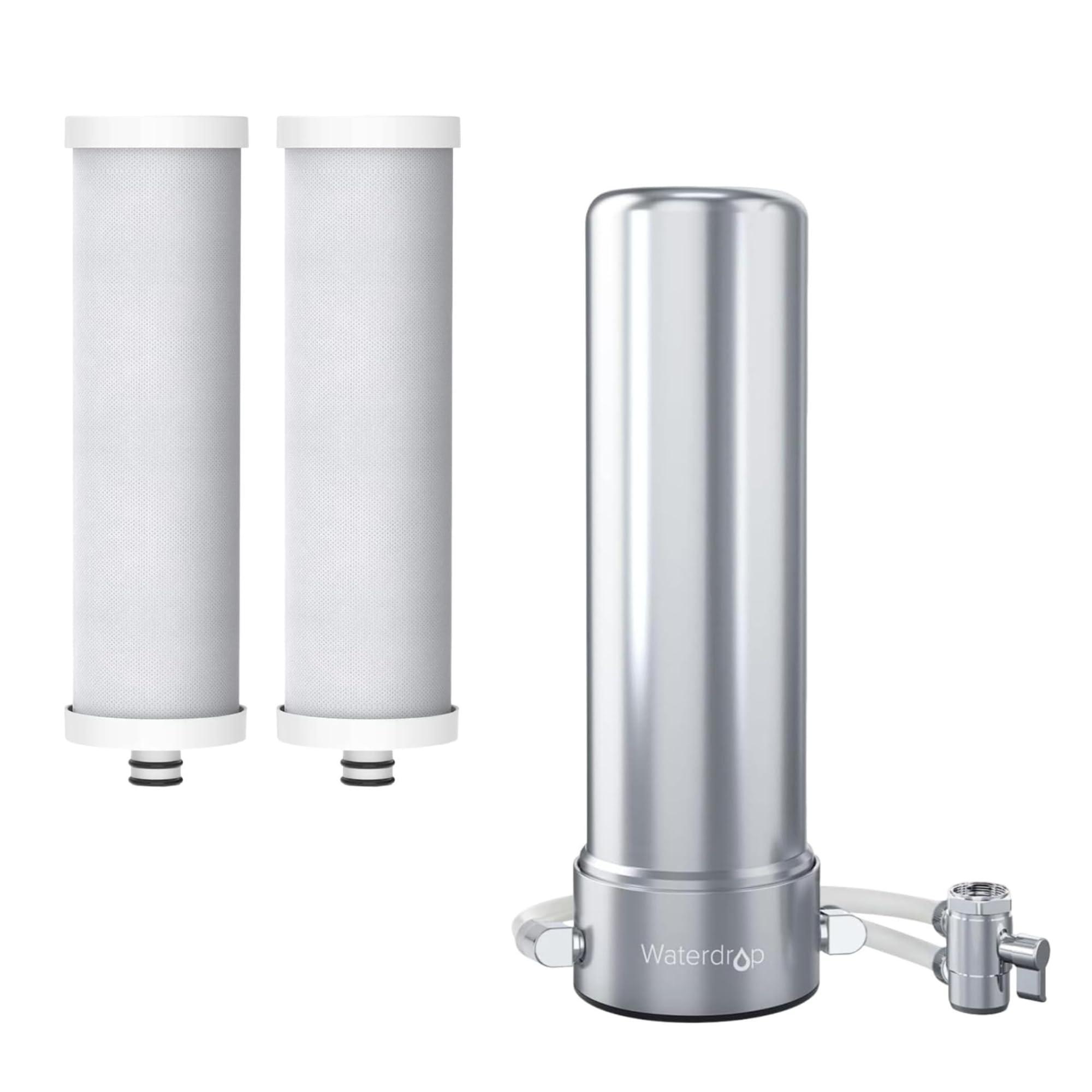 Amazon.com: Waterdrop 5-Stage Stainless Steel Countertop Filter System ...