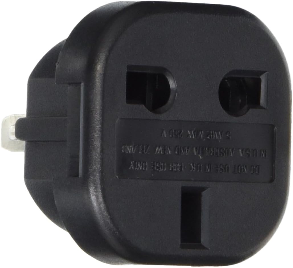 VCT VP9F Converts 3 Pin UK Plugs to USA or Australian Plug Adapter ...
