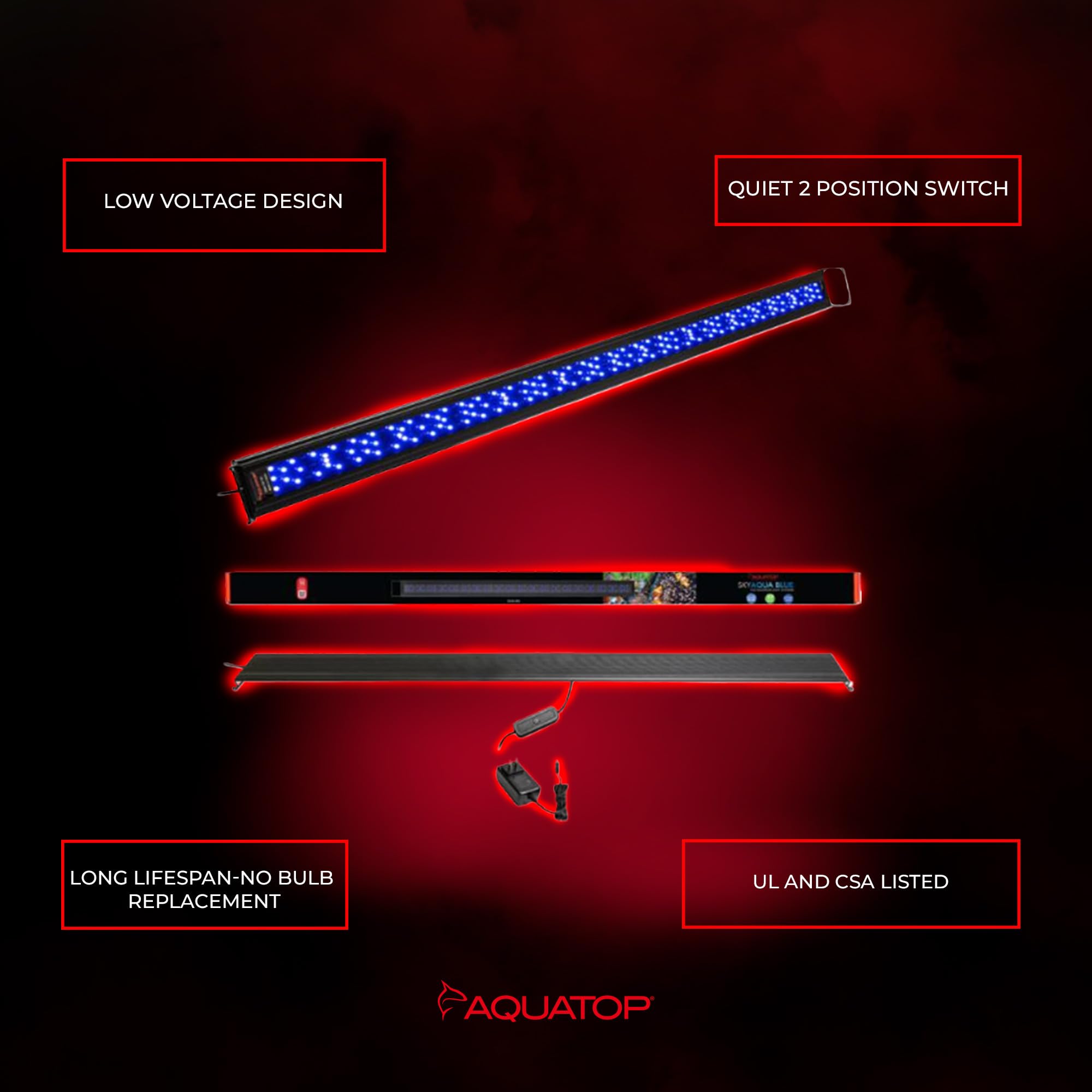 Snapklik.com : SkyAqua Marine LED Saltwater Light, 14000K Spectrum Fits ...