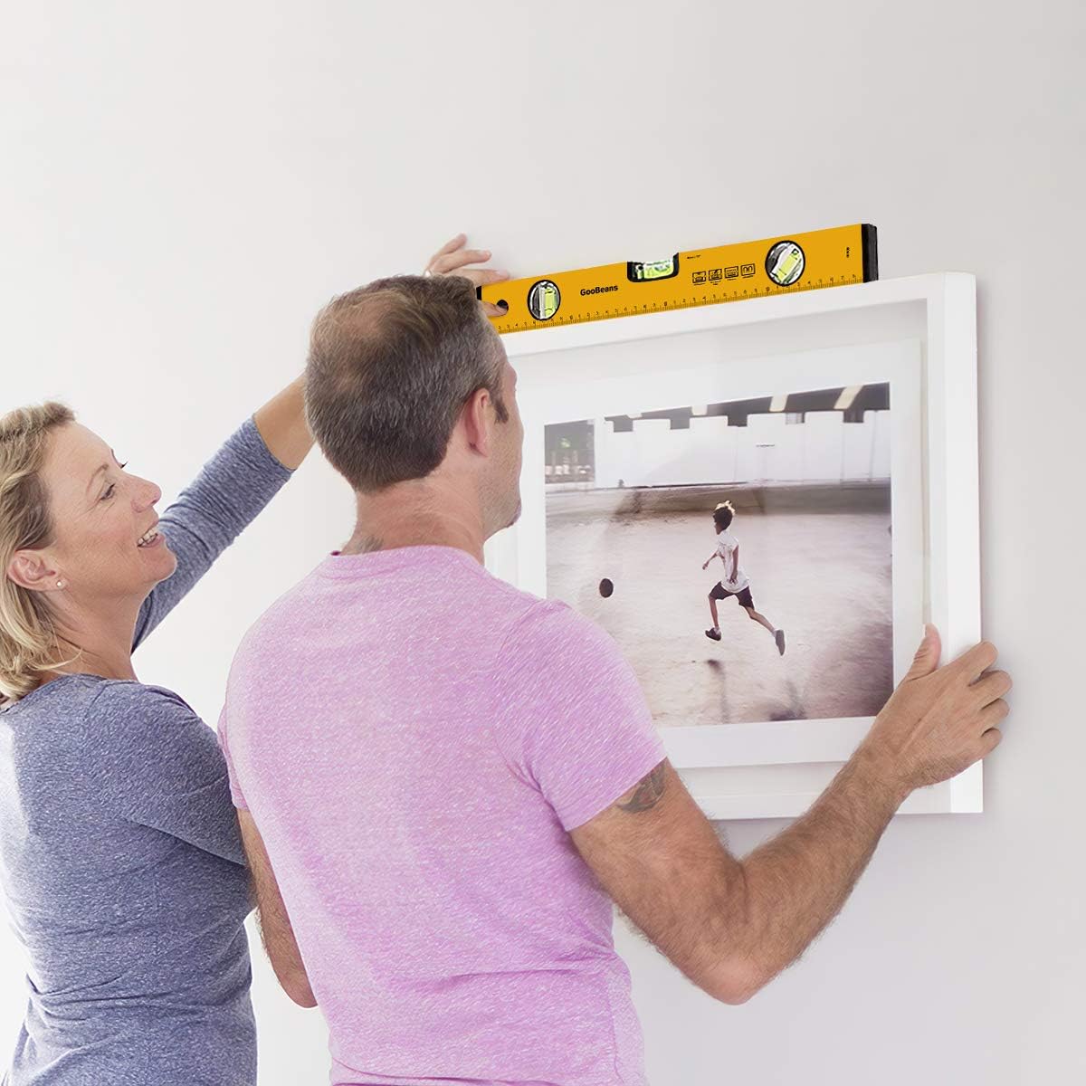 Snapklik.com : Goobeans 16-Inch Magnetic Torpedo Level And Ruler, 180 ...