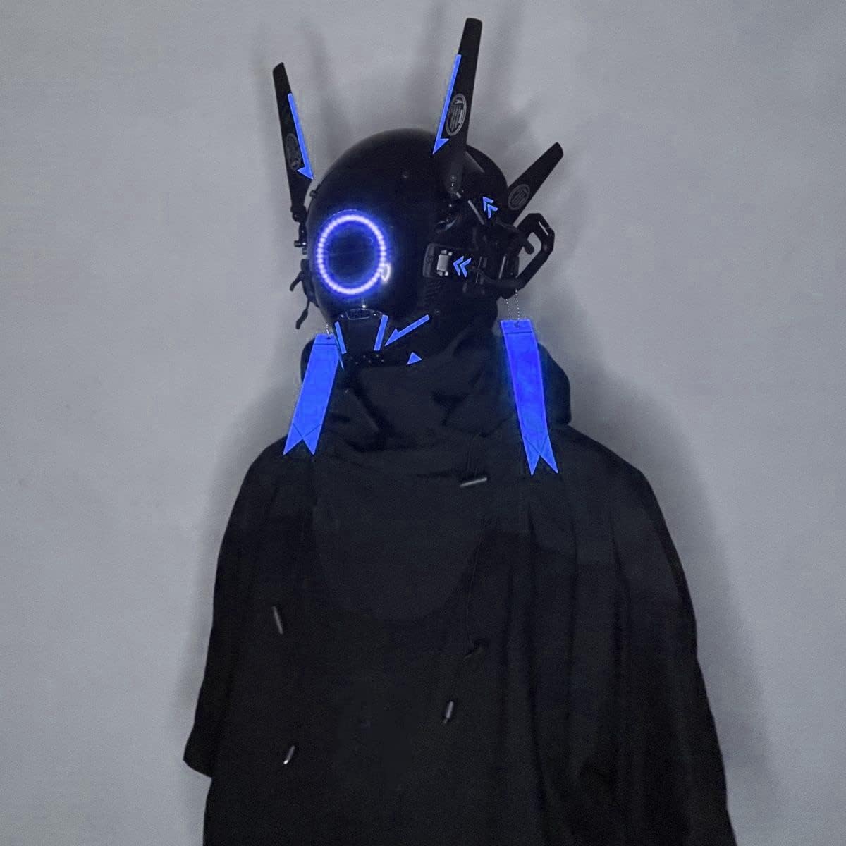 Cosplay Cyberpunk Mask Helmet Full Face Techwear Punk Mask Futuristic ...