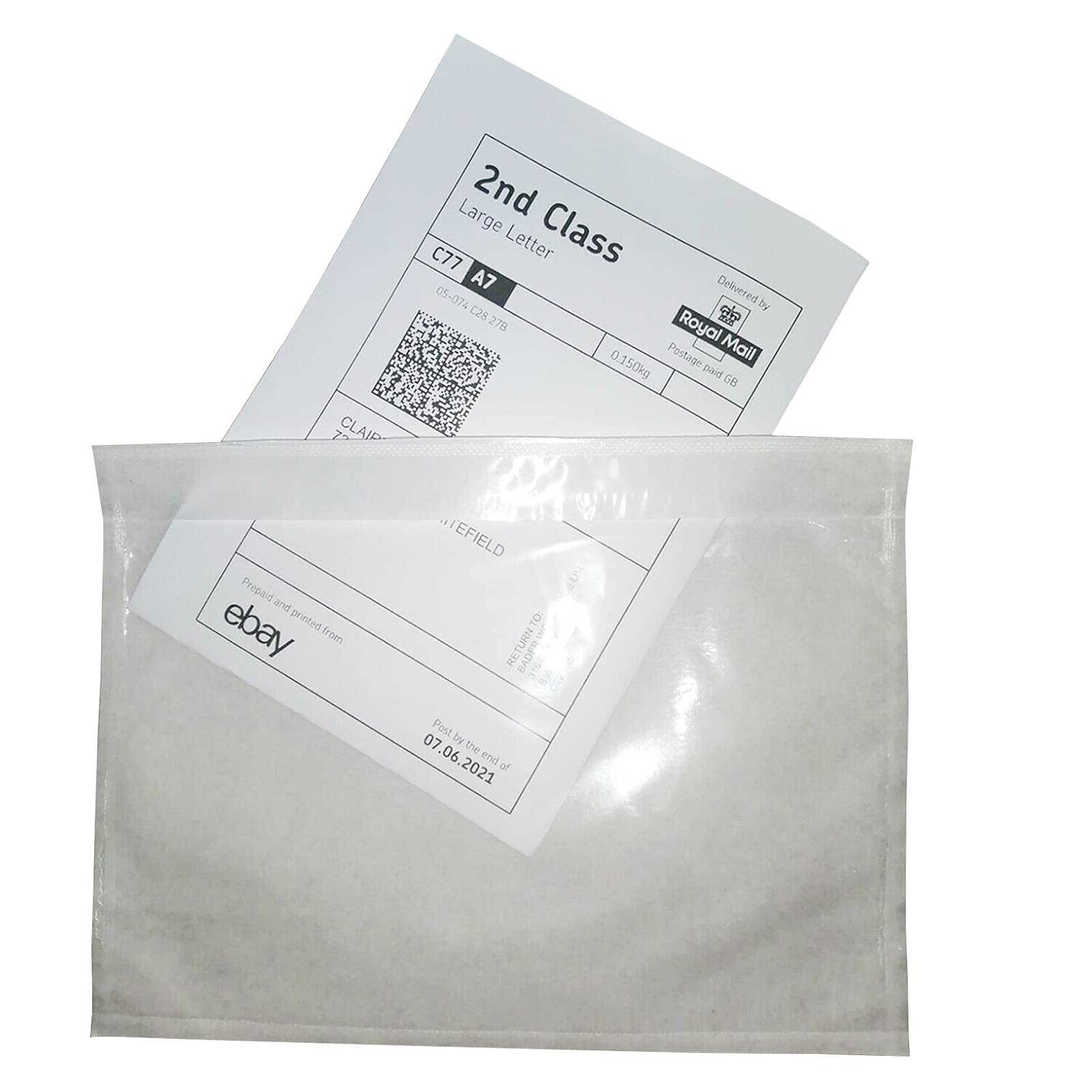 Snapklik.com : LabelMore Packing Slip Envelope Pouches 6" X 9" Shipping ...
