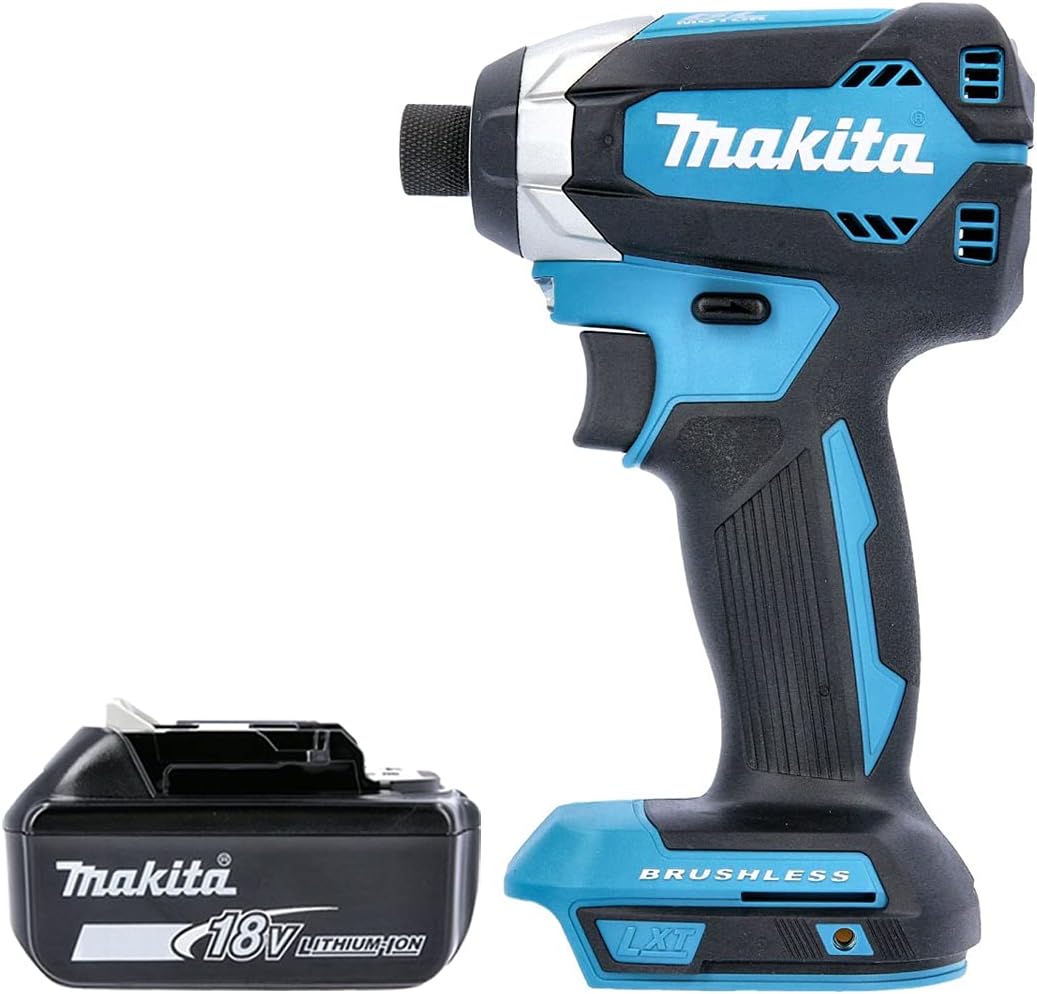 Makita DTD154Z 18V Li-Ion LXT Brushless Impact Driver - Batteries and ...