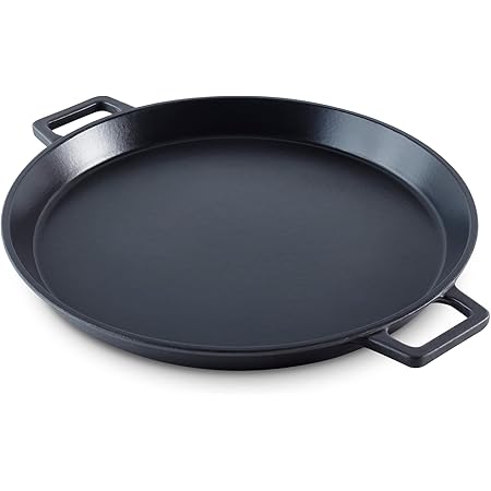 Amazon.com: DASH Zakarian 13" Nonstick Cast Iron Frying Pan, Dual ...