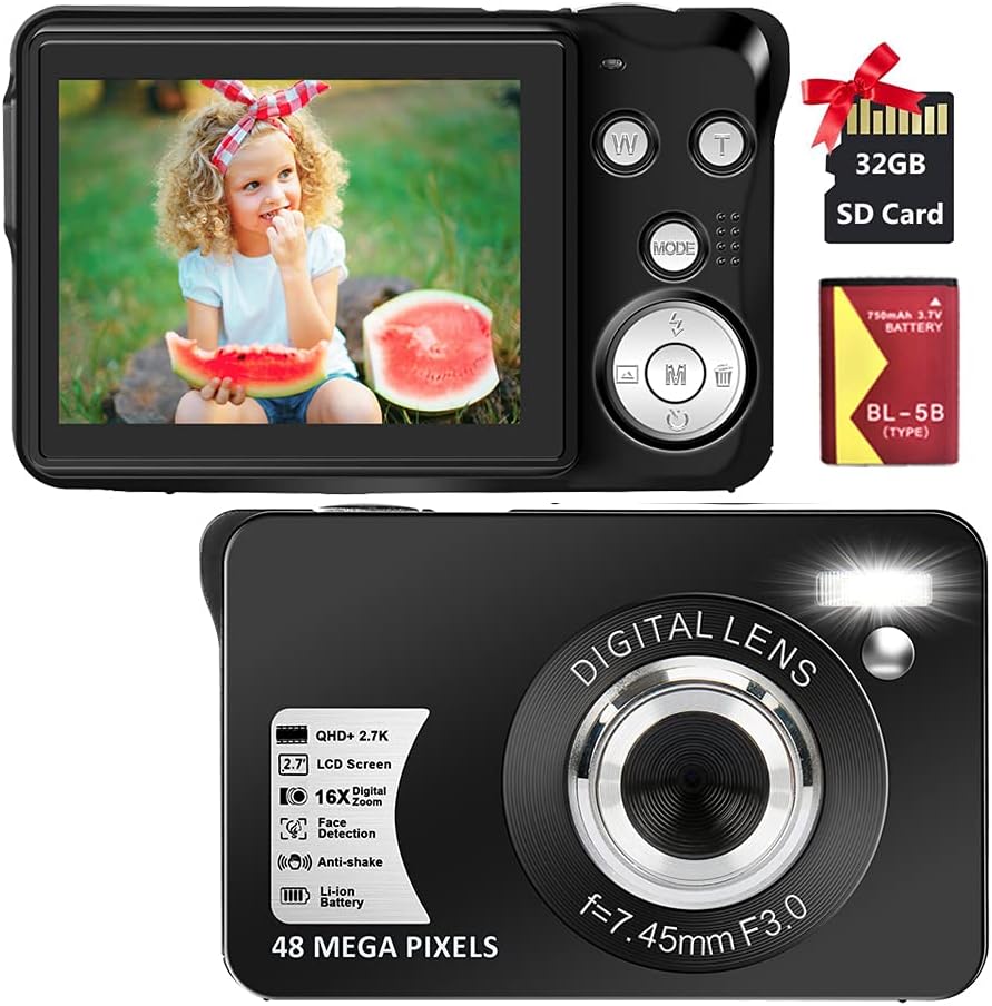 AGFA PHOTO Realishot DC8200 Compact Digital Camera (18MP, Full HD Video ...