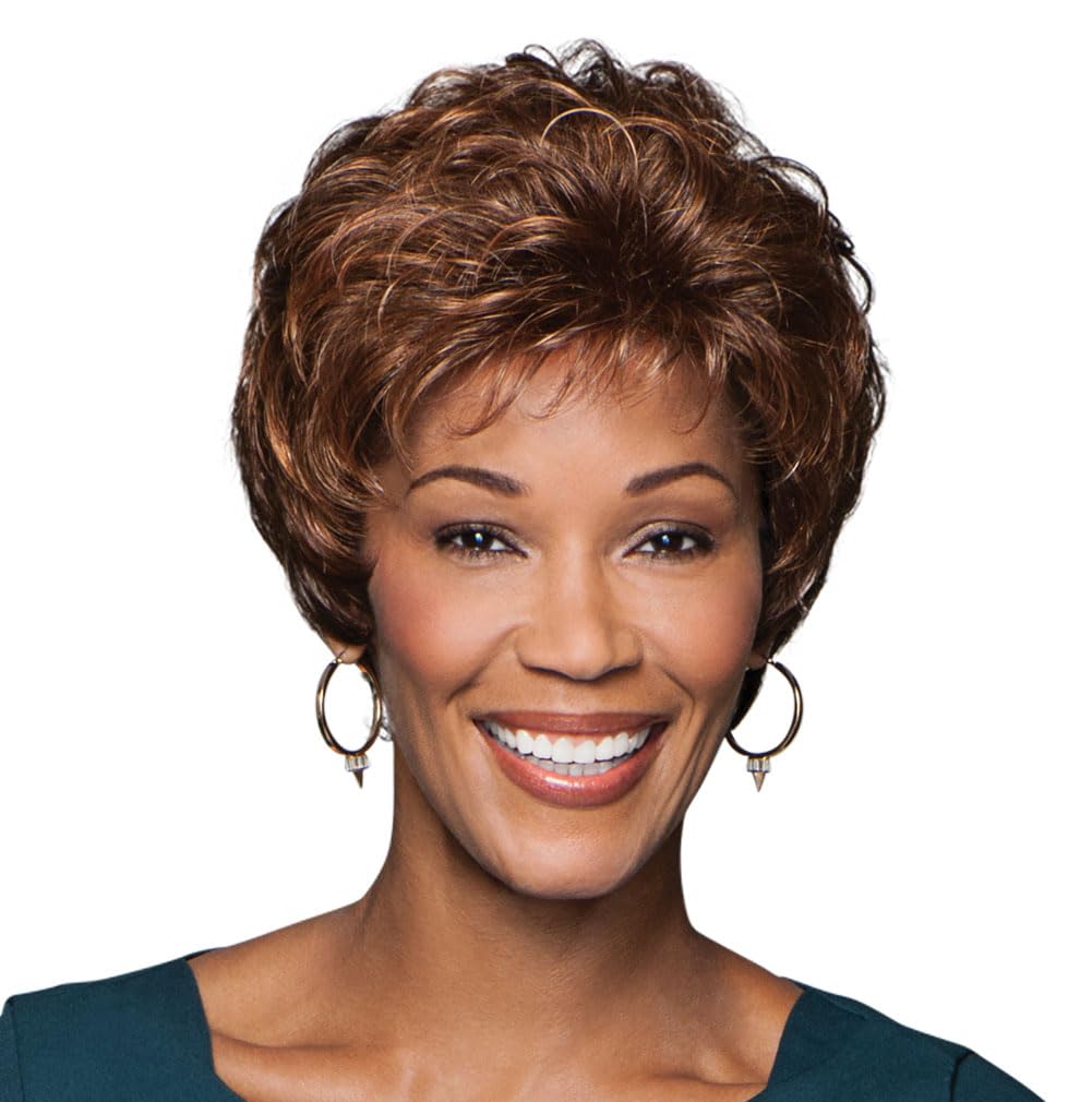 Amazon.com : Gabor Cheer Short Layered Wig by Hairuwear, G31+ Mango ...