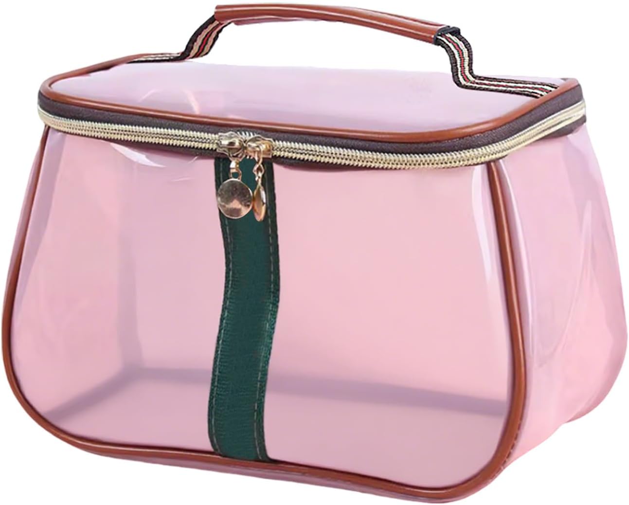 Amazon.com : Clear Makeup Bag, Large Portable PVC Waterproof Makeup Bag ...