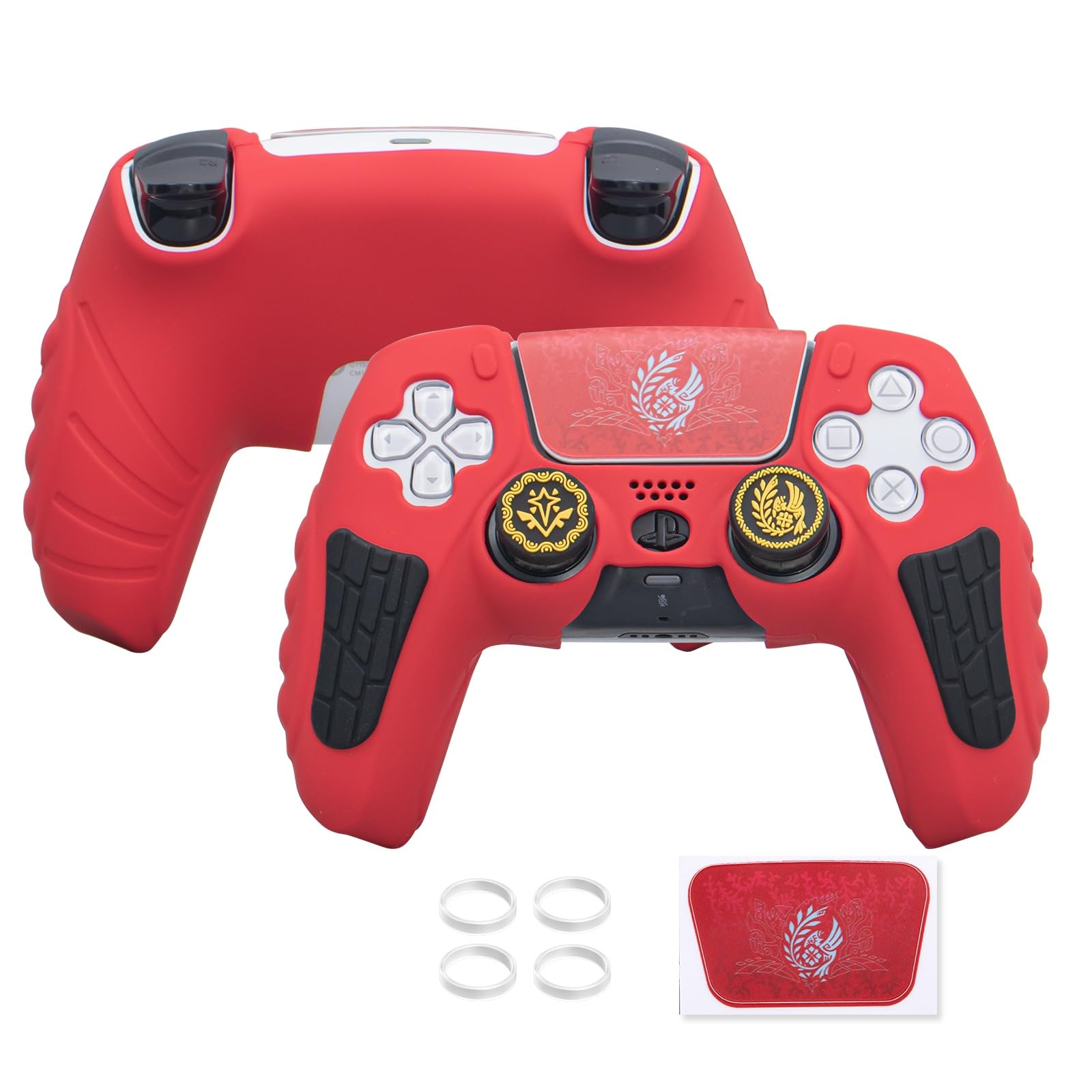 Snapklik.com : ECHZOVE Anti-Slip PS5 Controller Silicone Skin, PS5 ...