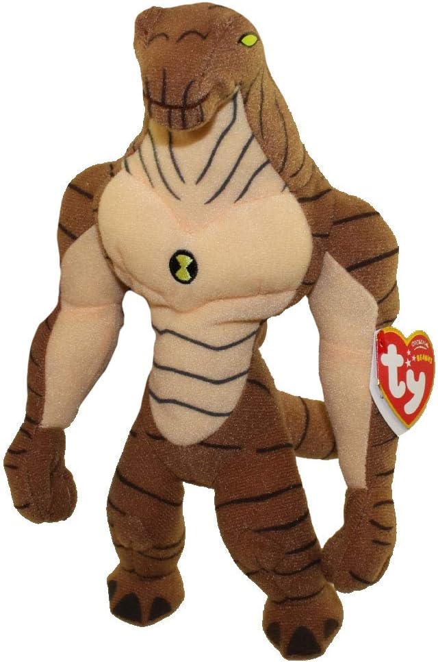Amazon.com: TY Beanie Baby - HUMONGOUSAUR ( Ben 10 - UK Exclusive ...