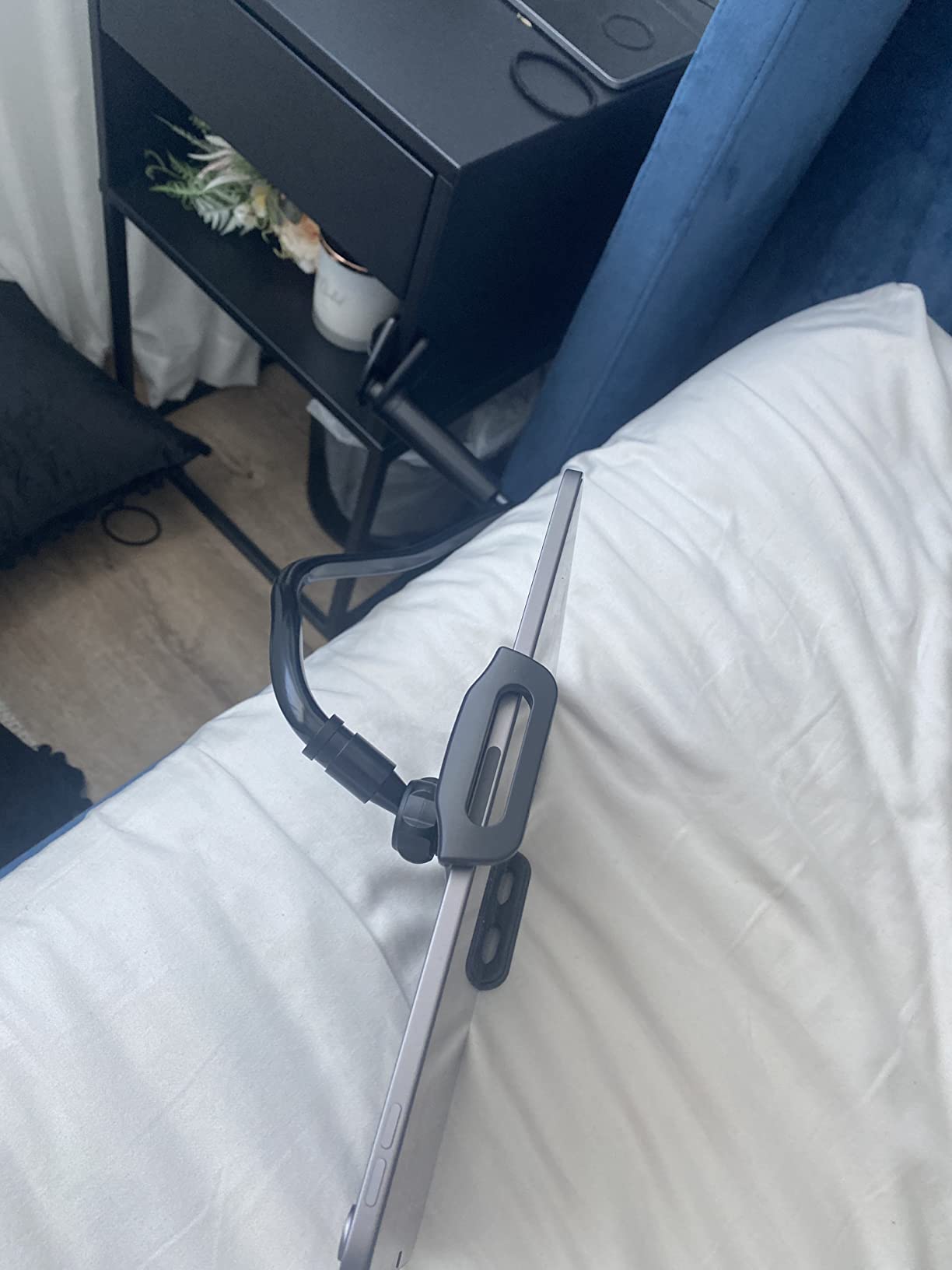 Tablet Stand Holder, Mount Holder Clip with Grip Flexible Long Arm ...