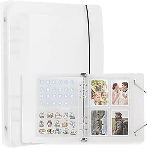 Amazon.com: Blank Sticker Book Collecting Album A5 Reusable Sticker ...