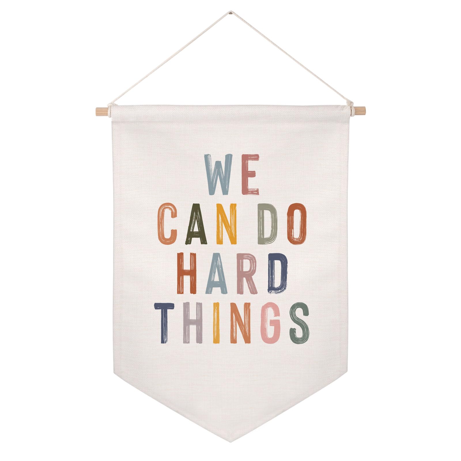 Snapklik.com : We Can Do Hard Things Hanging Banner, Boho Positive ...