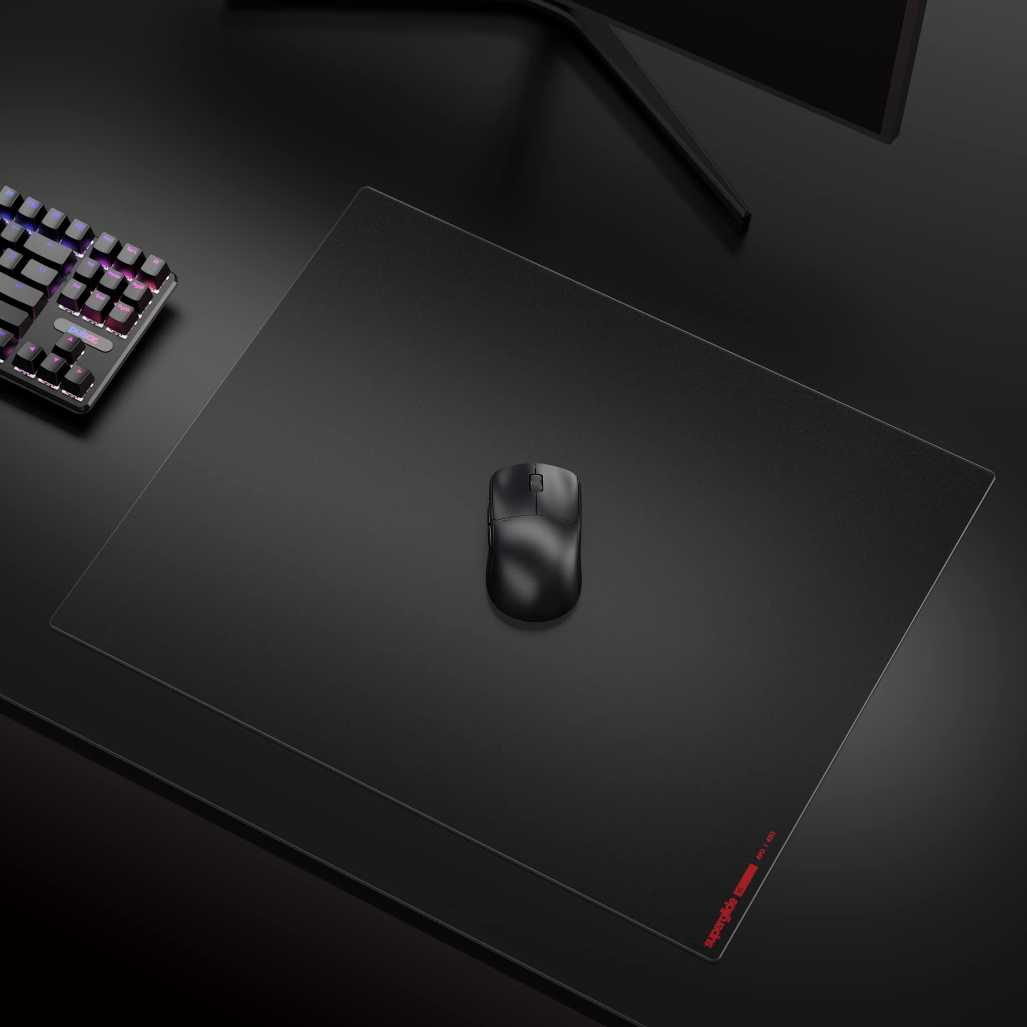 Pulsar - Superglide Premium Glass Mouse Pad ALUMINO-Silicate Glass ...