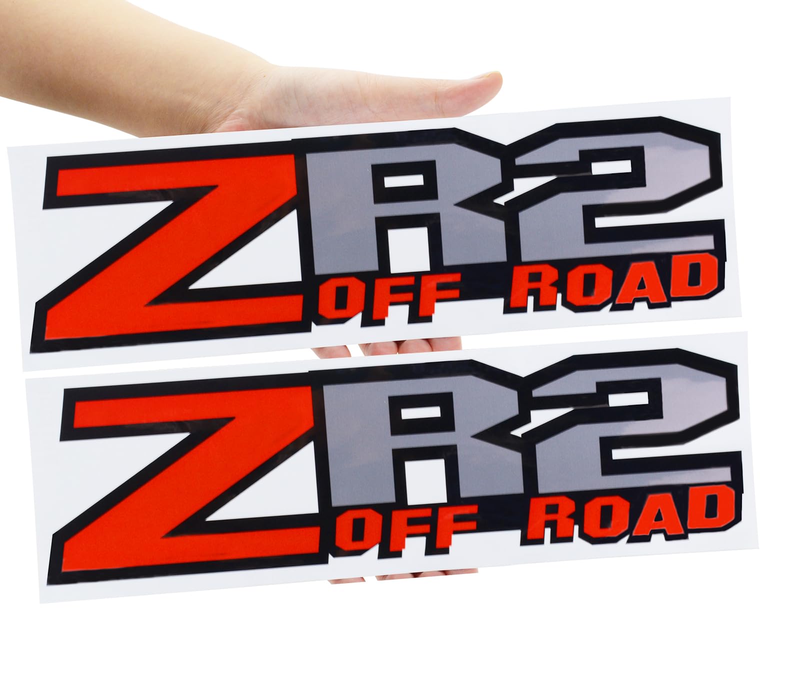 Amazon.com - 2Pc ZR2 Off Road Sticker Vinyl Racing Bed Side Truck Decal ...