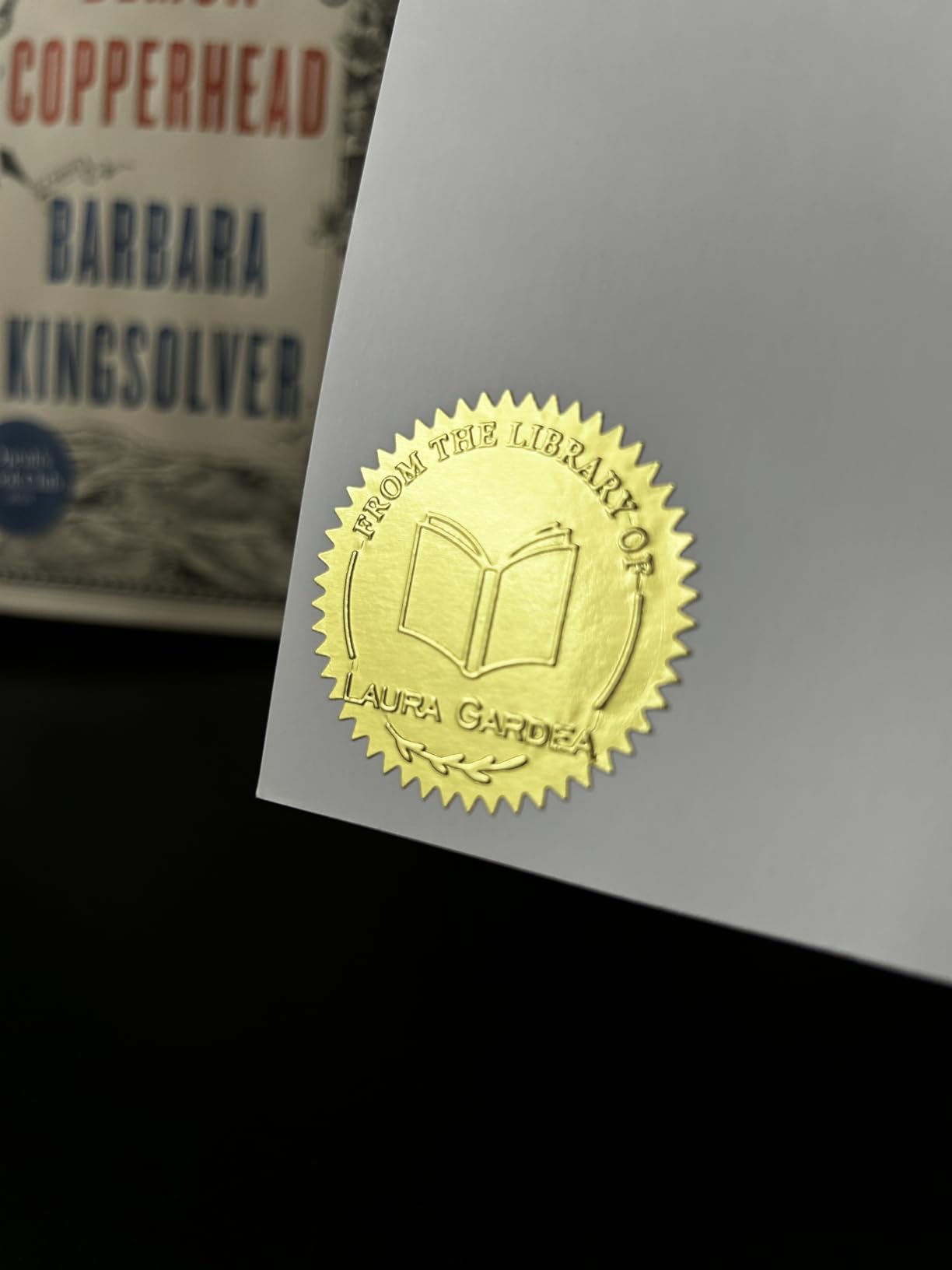 Amazon.com : Personalized Book Embosser custom made with your name ...