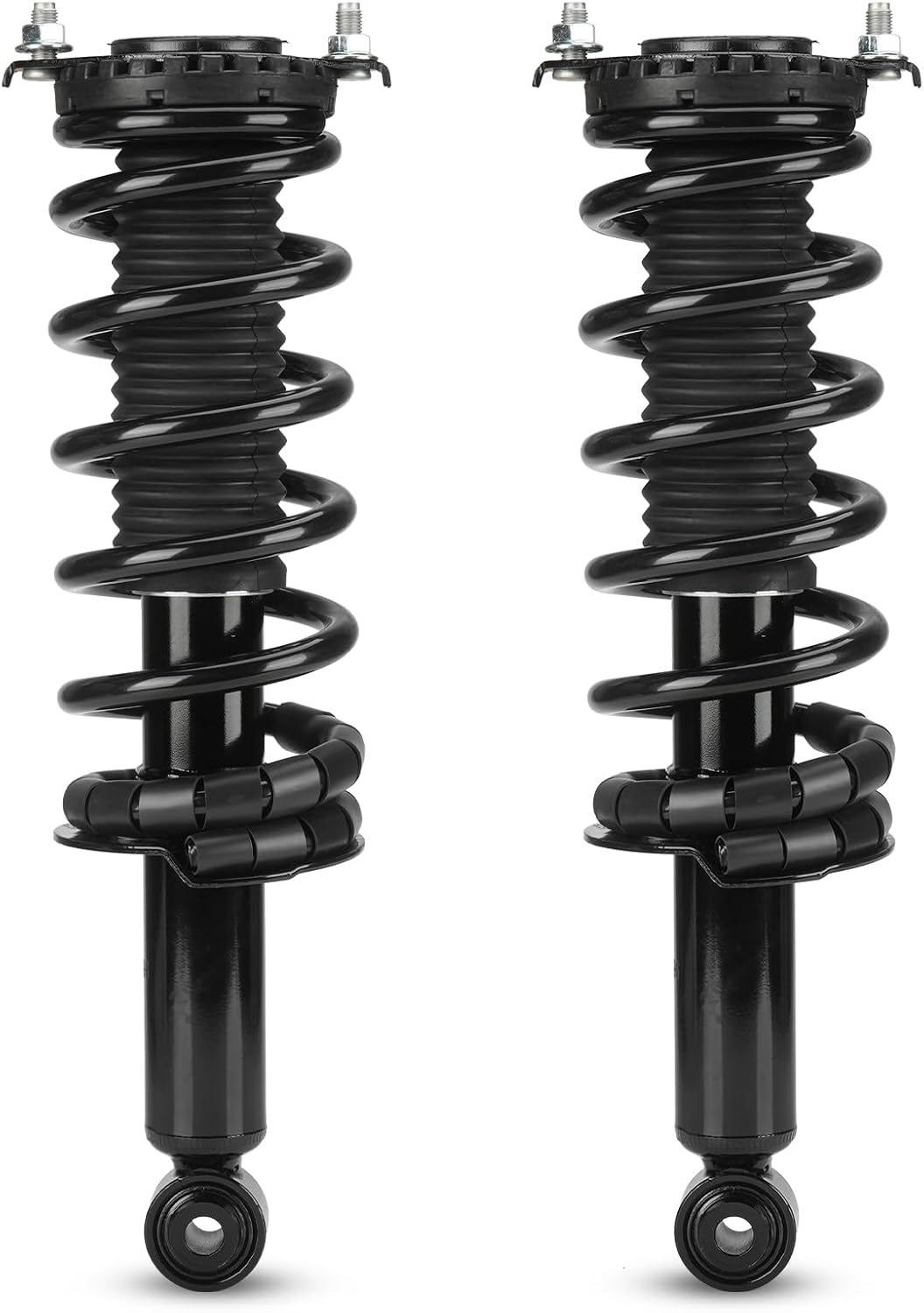 Amazon.com: Rear Left & Right Side Strut w/Coil Spring Shock Absorbers ...