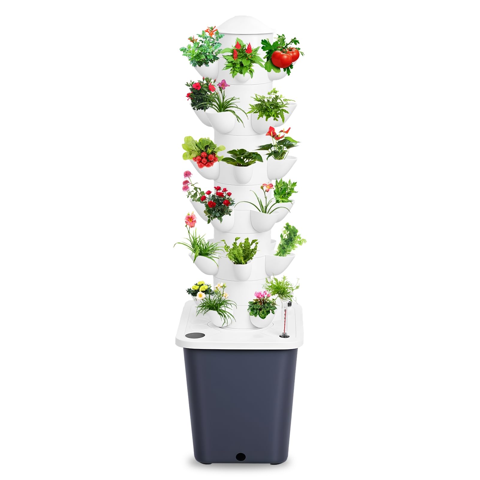 Amazon.com: BESUFY Vertical Hydroponics Garden Tower, Hydroponics ...