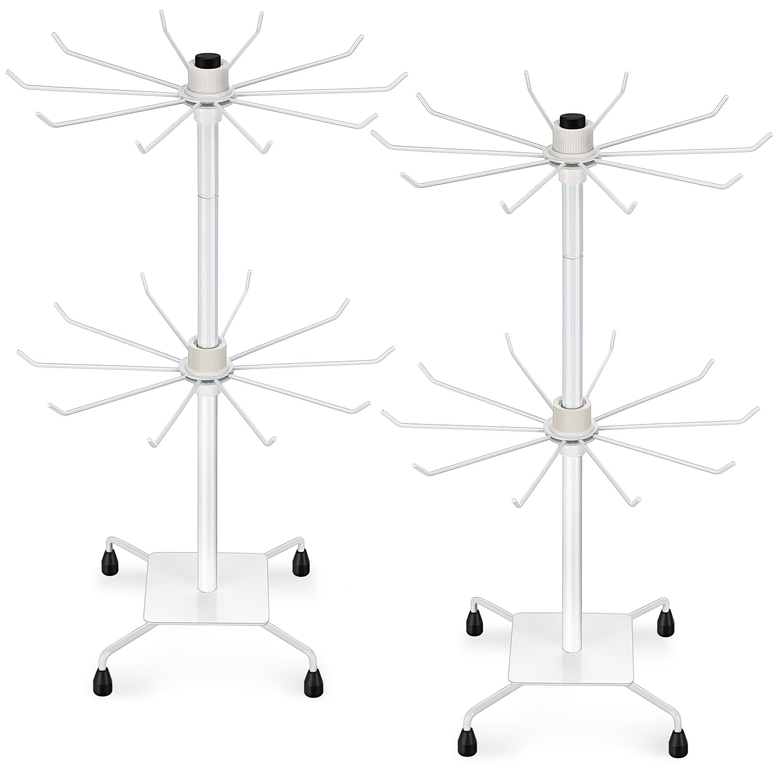 Amazon.com: BBTO 2 Pcs Rotating Display Stand Jewelry Display Rack with ...