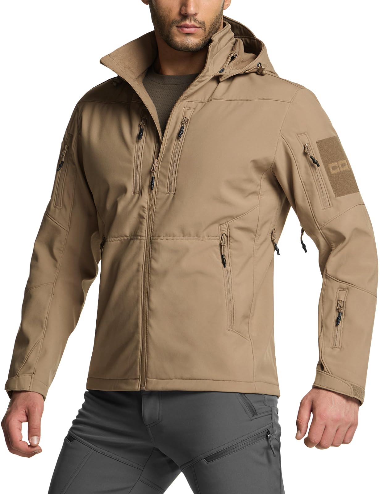 Snapklik.com : Mens Fleece Lined Tactical Softshell Jackets ...