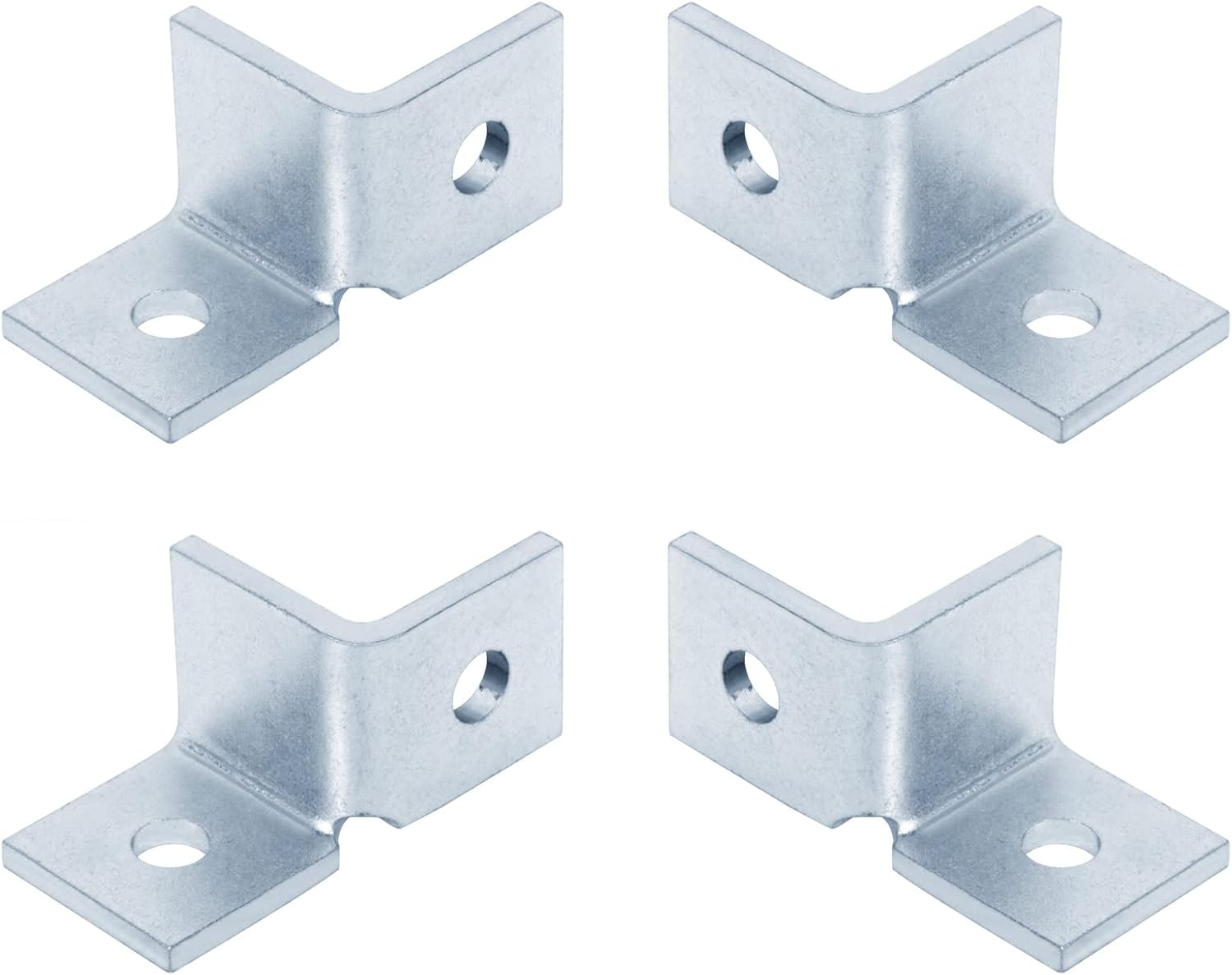 Amazon.com: 4 Pcs 2 Hole 90 Degree Wing Shape Strut Channel Fitting ...