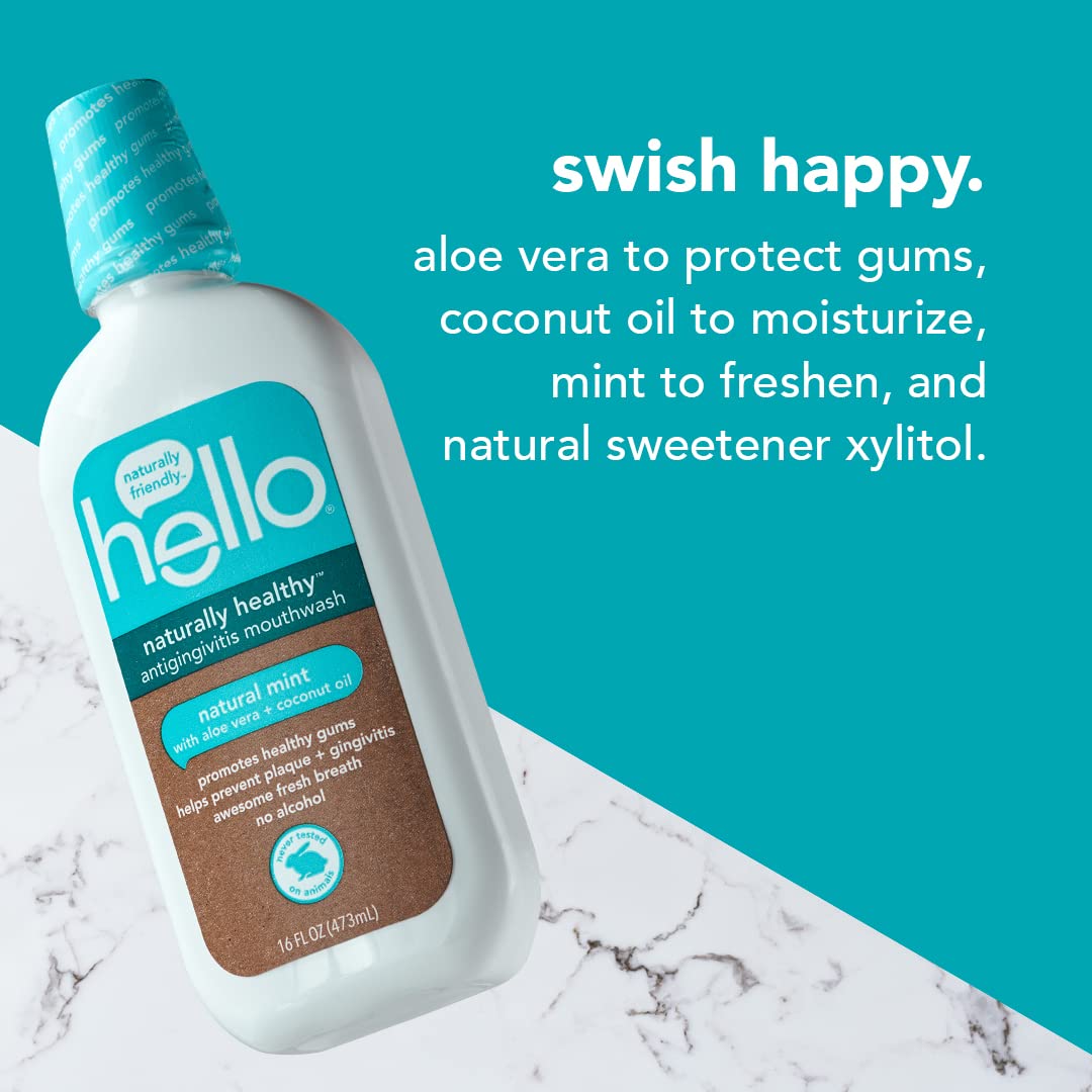 hello Oral Care Naturally Healthy Antigingivitis Fluoride Free and SLS ...