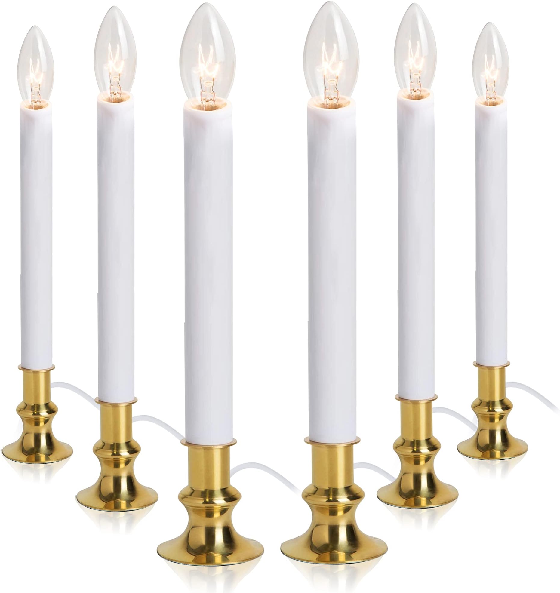 Amazon.com: TUDAK Electric Christmas Window Candle Lamp - 6-Pack ...